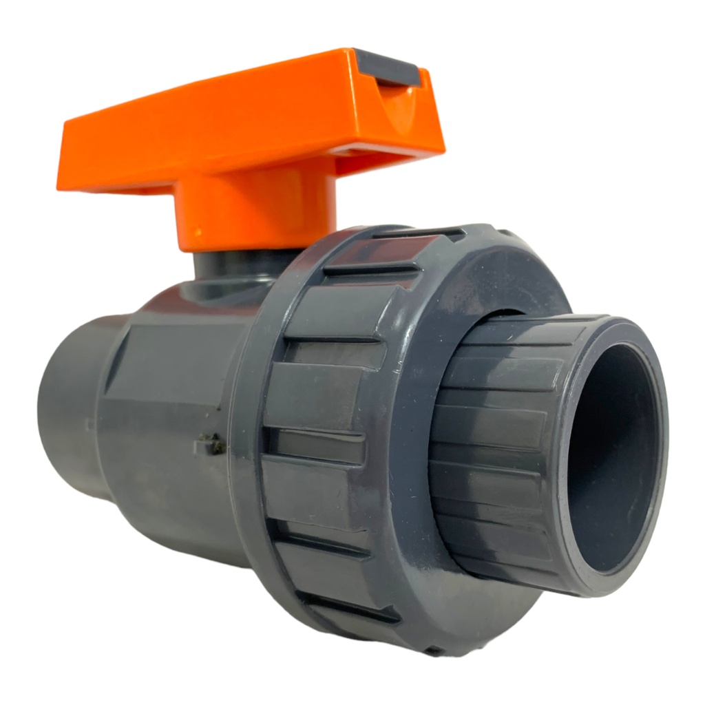 VALVULA BOLA UNION UNIVERSAL PVC PRES 1" C SIN ROSCA TUBRICA | Litani Import Export